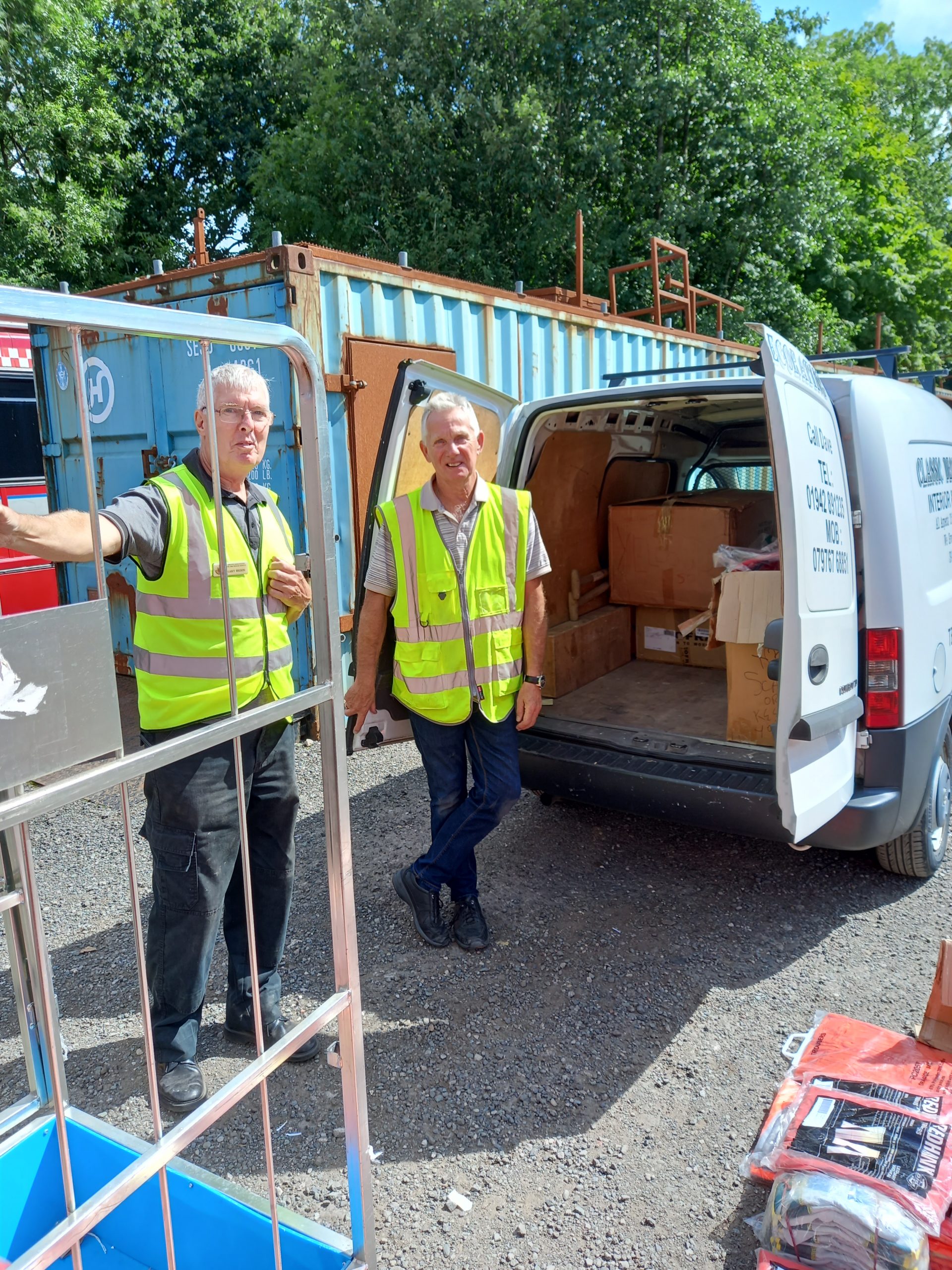 Equipment Donation Manchester City Airport - Operation Florian