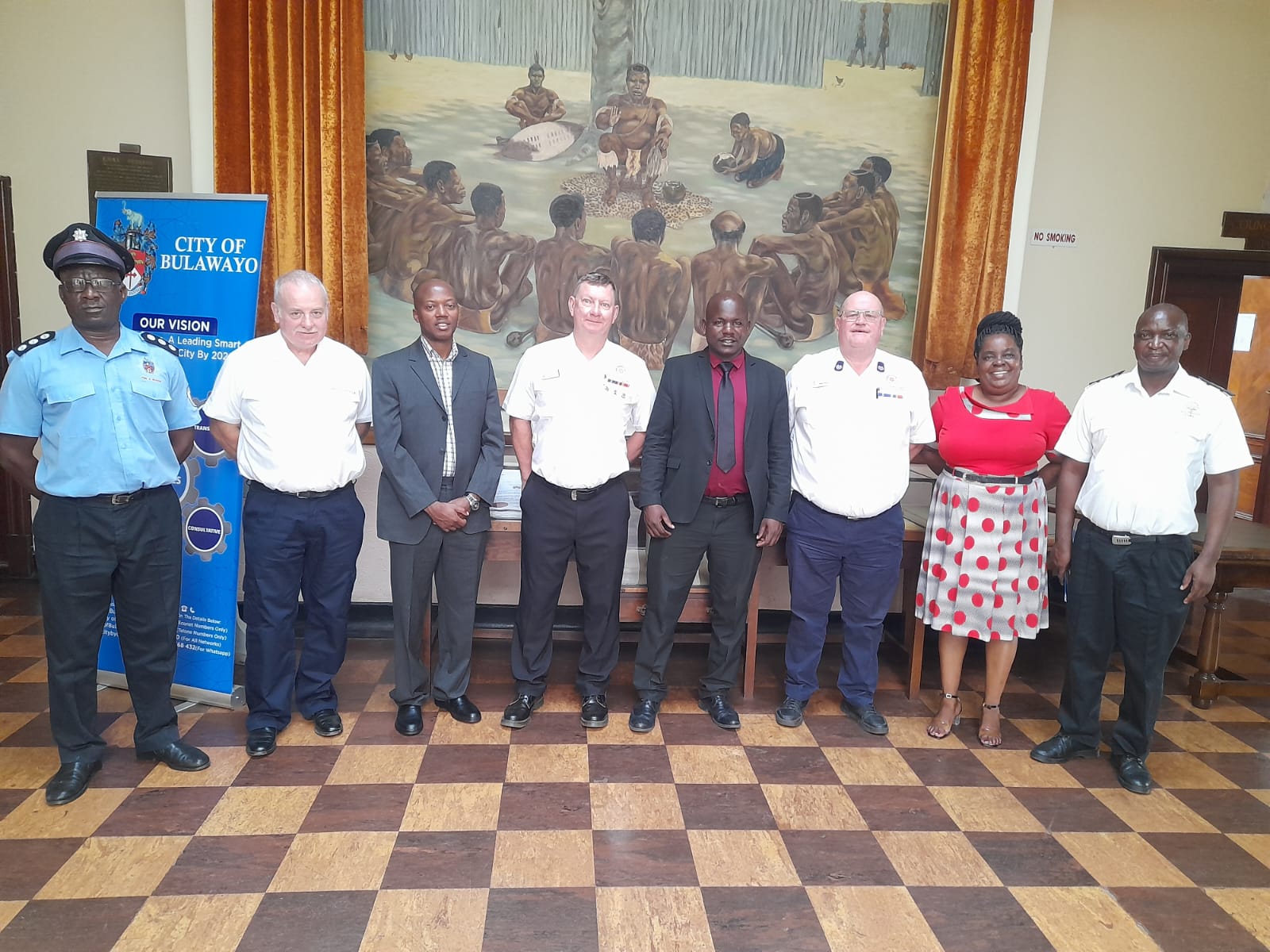 Operation Florian team arrive in Bulawayo Zimbabwe - Operation Florian